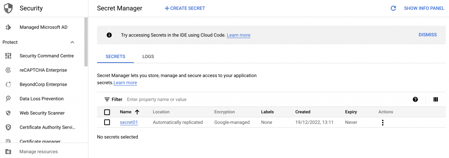 Setup external secret in 01Cloud for GCP - Engineering Blog